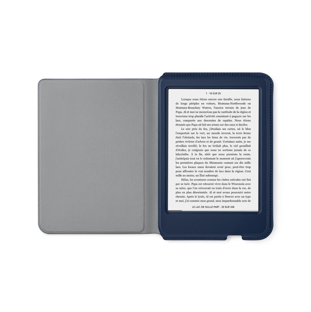 Étui Basic SleepCover pour Kobo Clara 2E - Bleu-océan foncé | Rakuten ...
